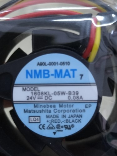NMB-MAT FAN MODEL: 1608KL-05W-B39 24VDC 0.08A ราคา 530 บาท