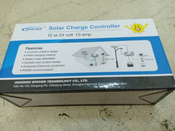 EPWM PWM SOLAR CHARGE CONTROLLER GCSOAR EPEVER MODEL: LS1024B 12/24V 10Aราคา 1,030 บาท