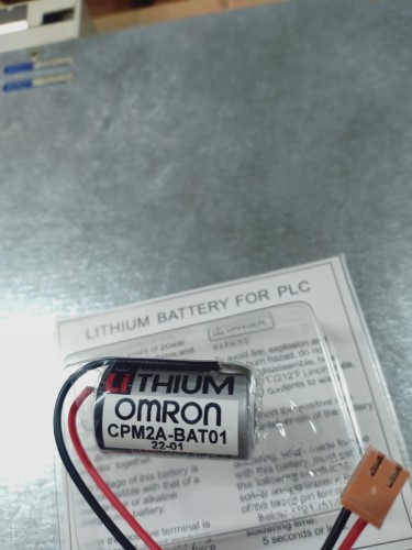 OMRON BATTERY MODEL: CPM2A-BAT01 ราคา 450 บาท