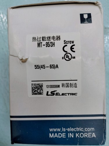 LS THERMAL OVERLOAD RELAY MODEL: MT-95 45-65A ราคา 810.00 บาท