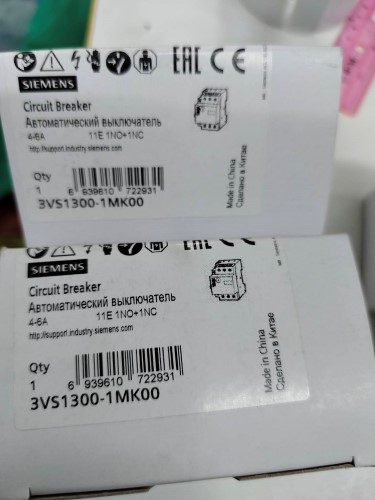 SIEMENS BREAKER MODEL: 3VS1300-1MK00 ราคา 1,200 บาท