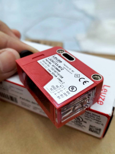 LEUZE THROUGHBEAM PHOTOELECTRIC SENS NO. 50139688 MODEL: LS25C/XX-M12 ...