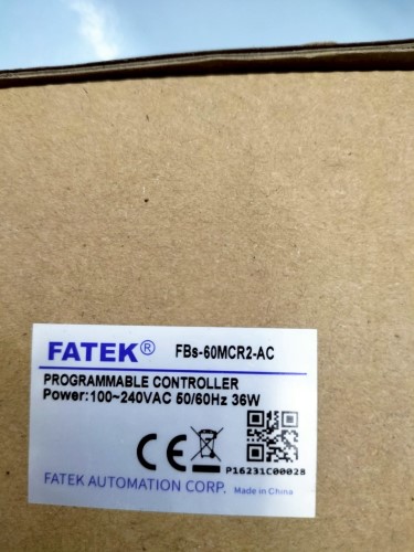 FATEK PROGRAMMABLE CONTROLLER MODEL: FBS-60MCR2-AC 100-240VAC 36W ราคา 13,566.00 บาท