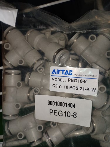 AIRTAC PEG10-8 ข้อต่อสามทาง ราคา 45 บาท