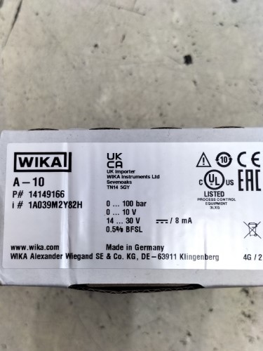 WIKA MODEL A-10 P# 14149166 ราคา 7,566 บาท