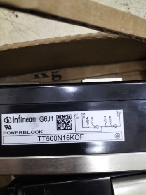 INFINEON POWERBLOCK MODEL: TT500N16KOF ราคา 8,900 บาท