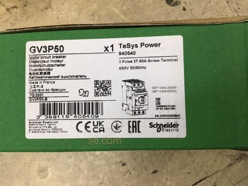 SCHNEIDER GV3P50 37-50A ราคา 2,356 บาท