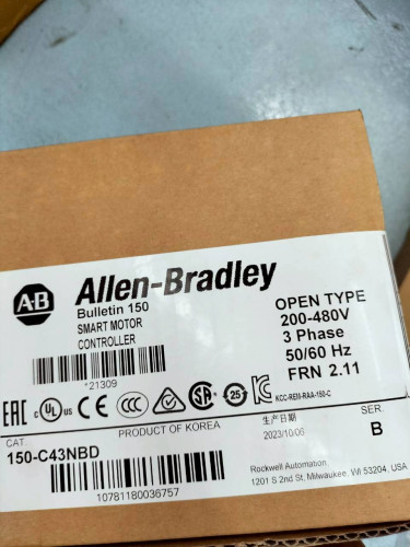 ALLEN-BRADLEY SOFTSTATER 22KW 460VAC 3PHASE IP2X MODEL: 150-C43NBD SER ...