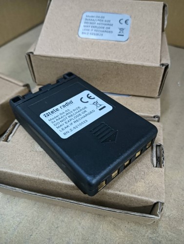 TELE RADIO BATTERY LI-ION MODEL: D4-03 3.7V 1600MAH 5.92WH ราคา 8,500 บาท