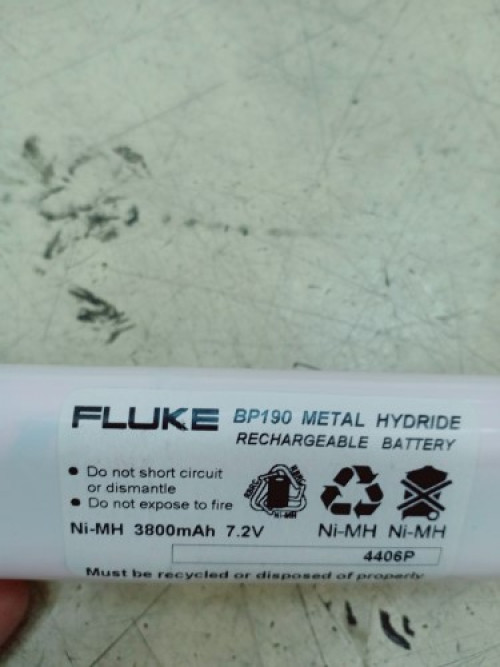 FLUKE BP190 RECHRGEABLE BATTERY PACK BP190 NI-MH 3800MAH 7.2V ราคา ...