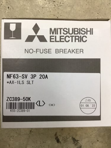 MITSUBISHI NF63-SV 3P 20A AX-1LS SLT ราคา 2,147 บาท