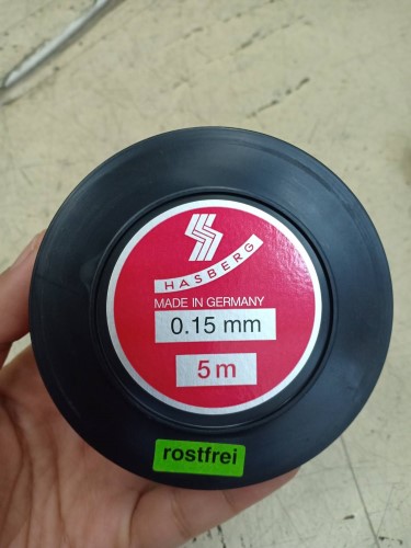 FEELER GAUGE HASBERG THICKNESS 0.15MM. 5M.ราคา 2,800 บาท