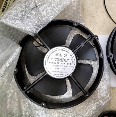 COMMONWEALTH ROTARY FAN MODEL: FP-108K-S1-B AC220/240V 0.30A ราคา 780 บาท