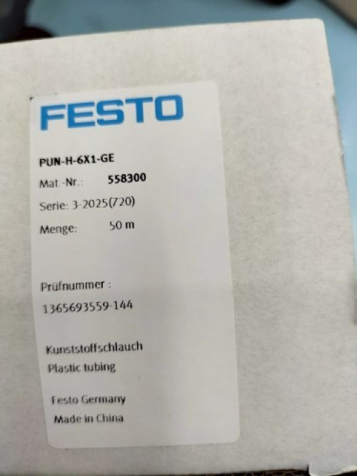 FESTO MODEL: PUN-H-6X1-GE ราคา 38.00 บาท