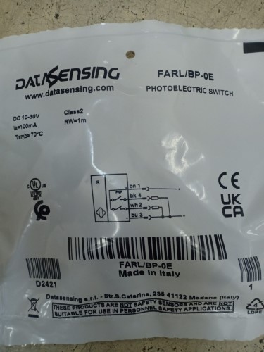 DATASENSING FARL/BP-0E MICRO DETECTORS DC10-30Vราคา 4,674 บาท