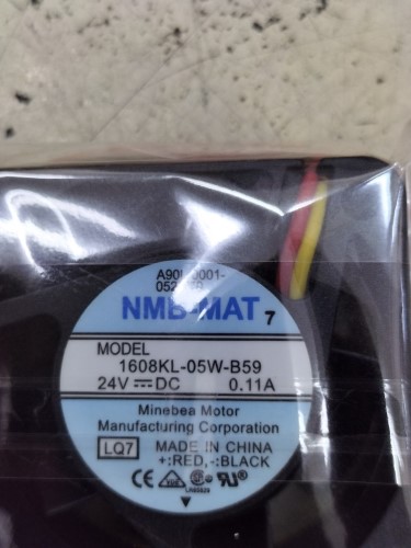NMB-MAT FAN MODEL: 1608KL-05W-B59 24VDC 0.11A ราคา 495 บาท