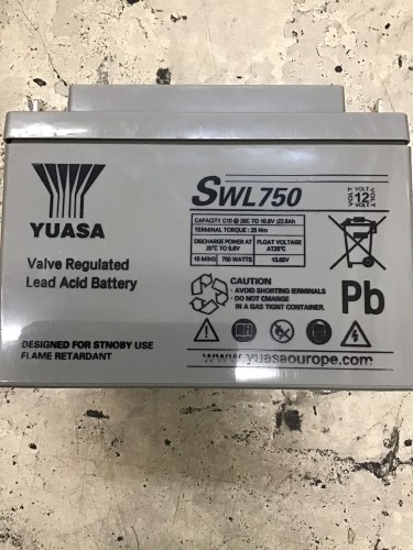 YUASAOUROPE BATTERY SWL750 12V 22.9AH ราคา 7,875 บาท