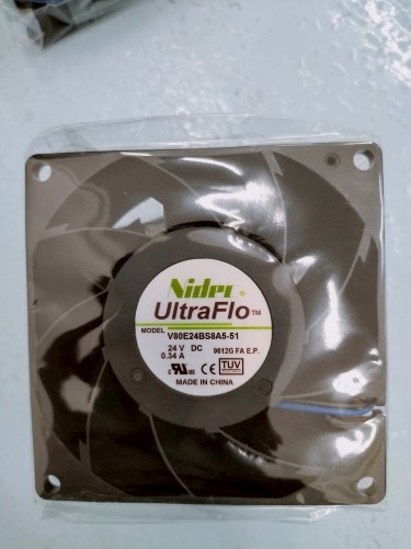 NIDEC ULTRAFLO FAN MODEL: V80E24BS8A5-51 24VDC 0.34A ราคา 850.00 บาท