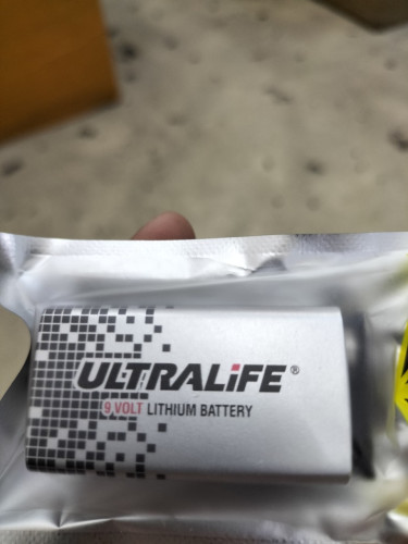 ULITRALIFE LITHIUM BATTERY MODEL: U9VL-J-P 9 VOLT 1200 MAH ราคา 900.00 บาท