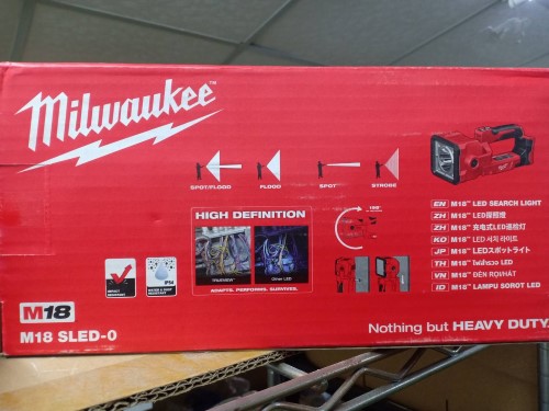 MILWAUKEE M18 SLED-0 M18 15W เครื่องเปล่า ราคา 3,000 บาท