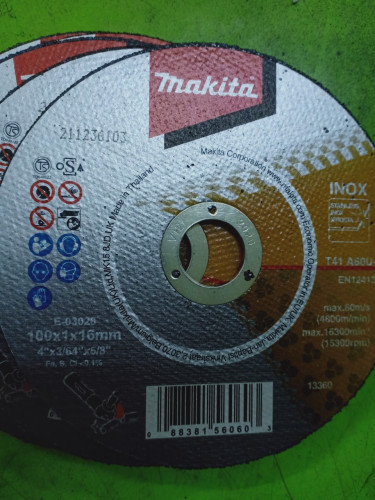 MAKITA E-03028 4" ใบตัดเหล็ก ราคา 30 บาท