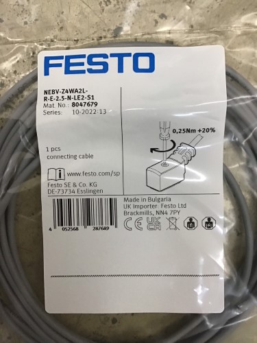 FESTO NEBV-Z4WA2L-R-E-2.5-N-LE2-S1 ราคา 648 บาท