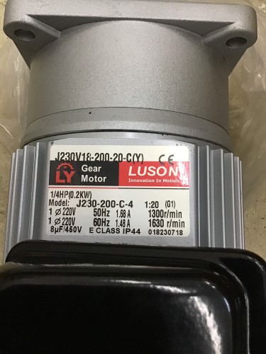 LUSON MOTOR J230V18-200-20-C(Y) ราคา 12,800 บาท