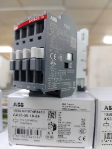ABB MAGNETIC CONTACTOR MODEL: AX25-30-10-84 110V 50HZ / 110-120V 60HZ ราคา 1,200 บาท