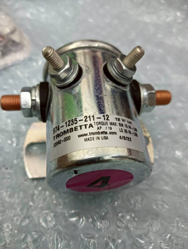 TROMBETTA AUX RELAY FOR PUMP DIESEI ENGINE MODEL: 974-1235-211-12 12VDC ...