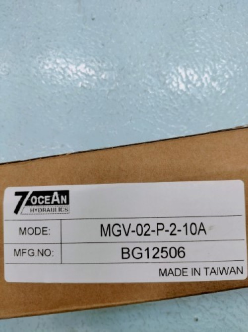 7-OCEAN HYDRAULICS VALVE MODEL: MGV-02-P-2-10A ราคา 3,800.00 บาท
