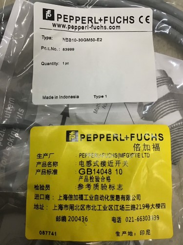 PEPPERL+FUCHS NBB10-30GM50-E2 ราคา 1,050 บาท