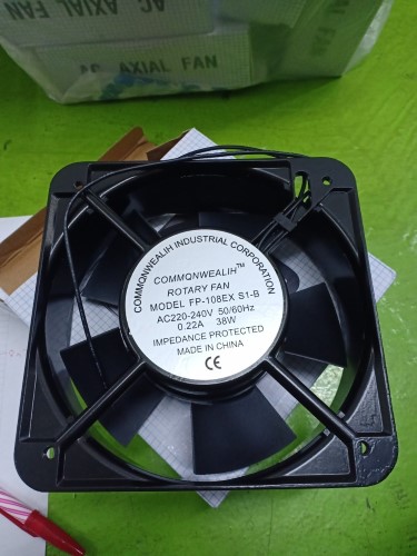 COMMONWELTH FAN MODEL: FP-108EX-S1-B AC220/240V 0.22A 38W แบบเหลี่ยม ราคา 609 บาท
