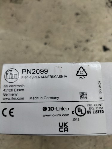 IFM EFECTOR PRESSURESW MODEL: PN2099 ราคา 14,112 บาท