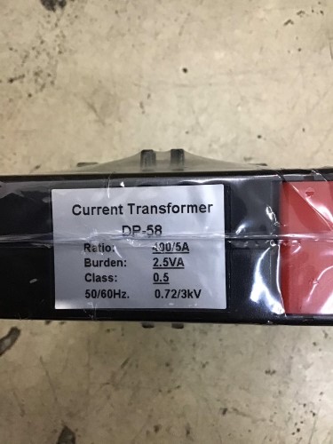 CURRENT TRANSFORMER DP-58 400/5A ราคา 2,087 บาท
