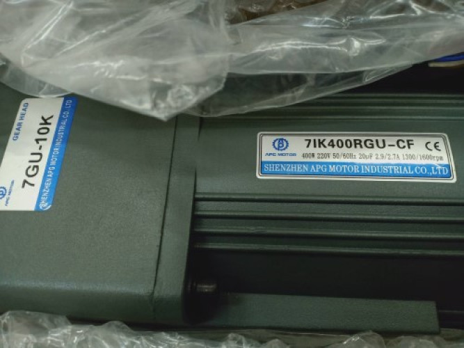 SHENZHEN APG MOTOR 71K400RGU-CF 400W 220V 7GU-10K SINGLE PHASE ราคา ...