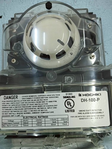 HOCHIKI AIR DUCT SMOKE DETECTOR MODEL: DH-100-P ราคา 7,345.00 บาท