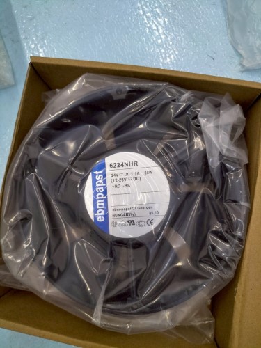 EBMPAPST FAN MODEL: 6224 NHR-24V DC.1A 26W (12-28V DC) ราคา 3,724.00 บาท