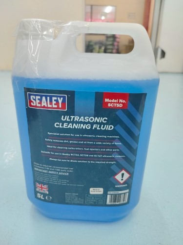 SEALEY ULTRASONIC CLEANING FLUID MODEL: SCT5D 5L. ราคา 6,300.00 บาท