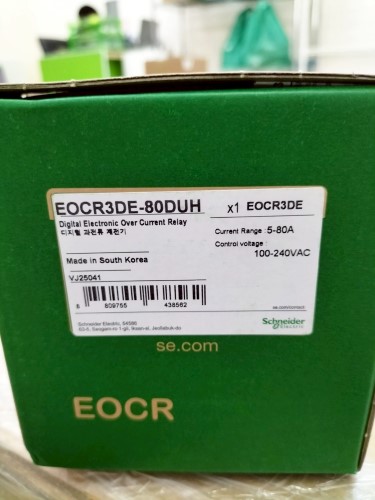 SCHNEIDER MODEL: EOCR3DE-80DUH 5-80A 100-240VAC ราคา 6,624.00 บาท