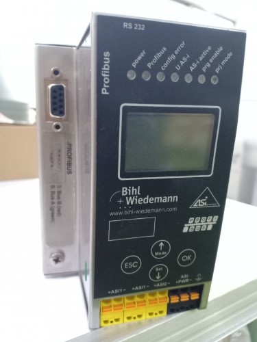 BIHL+WIEDEMANN AS-I 3.0 PROFIBUS GATEWAY IN STAINLESS STEEL 2-MASTER ...