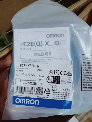 OMRON PROXIMITY SENSOR MODEL: E2E-X3D1-N 10-30VDC ราคา 1,150.00 บาท