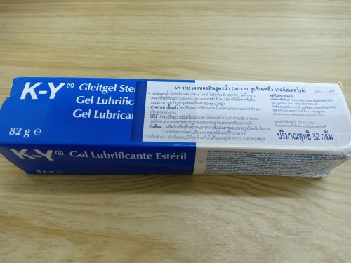 K-Y GEL LUBRIFICANTE ESTERIL 82G. เจลหล่อลื่นสูตรน้ำ ราคา 220 บาท