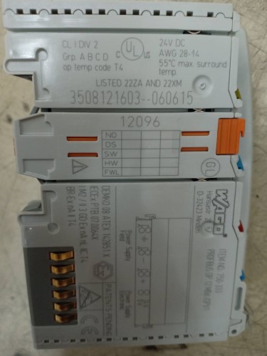 WAGO 750-333 PROFIBUS DP 12 MBD / DPV1 BUS CONNECTOR ราคา 8,800 บาท