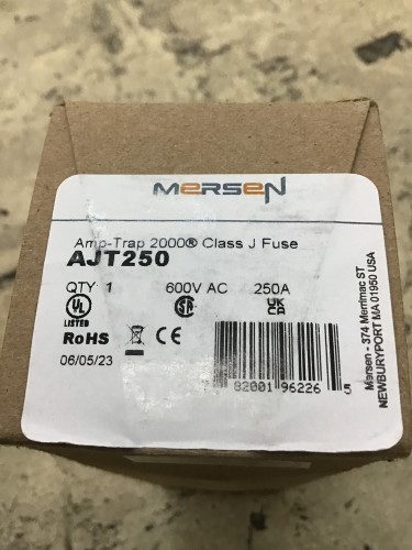 FERRAZ SHAWMUT FUSE AJT250 ราคา 12,840 บาท