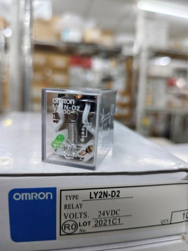 OMRON RELAY LY2N-D2 24VDC ราคา 373.60 บาท
