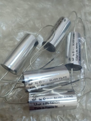 SCR SILVER SOUND CAPACITOR 700V DC 0.33UF +/-5% ราคา 2,100 บาท