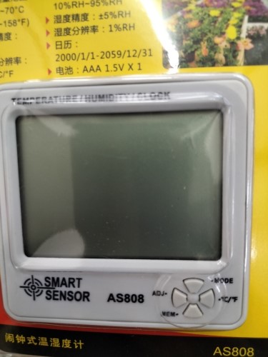 SMART SENSOR AS808 TEMPERATURE AND HUMIDITY THERMOMETER ราคา 2,700 บาท