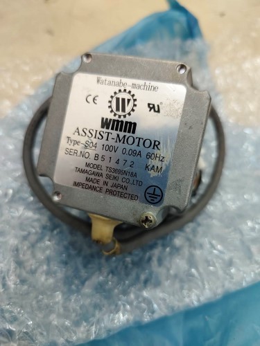 TAMAGAWA SEIKI WMM ASSIST MOTOR MODEL:TS369SN18A TYPE S04 100V 0.09A ...