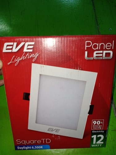 EVE PANEL LED SQUARE TD 12W DAYLIGHT ราคา 15 บาท