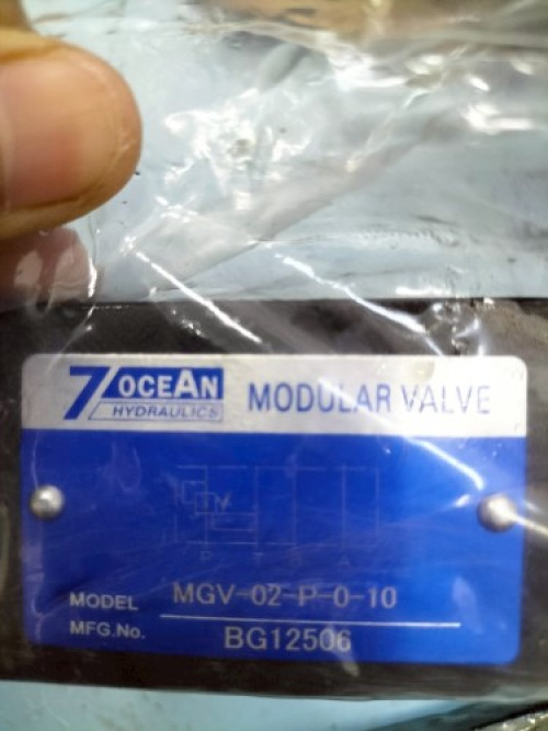 7-OCEAN HYDRAULICS MODULAR VALVE MODEL: MGV-02-P-0-10 ราคา 4,540.00 บาท